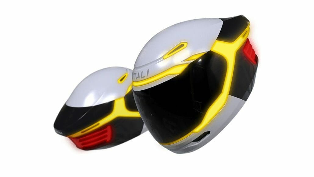 Tali Connected, smart helmet with emergency call system › Motorcycles ...