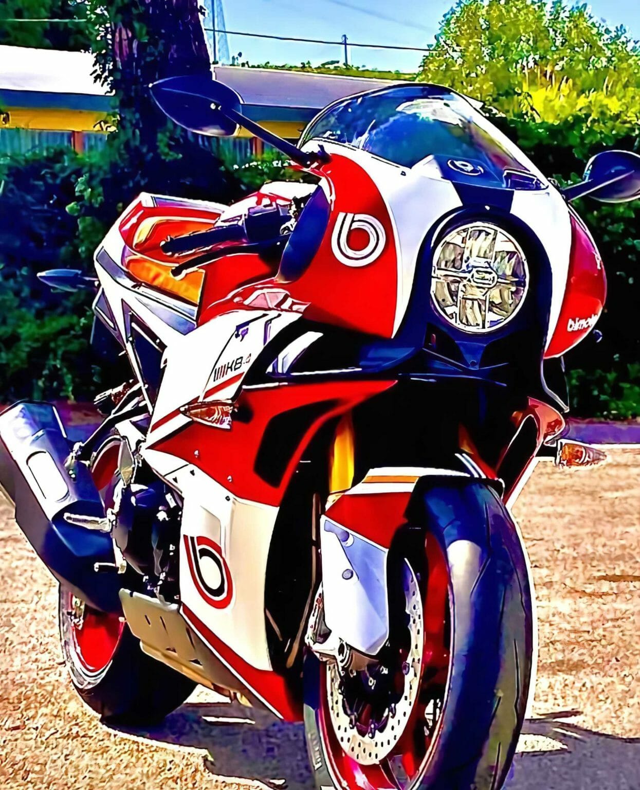 First picture of the final Bimota KB4 › Motorcycles.News - Motorcycle-Magazine