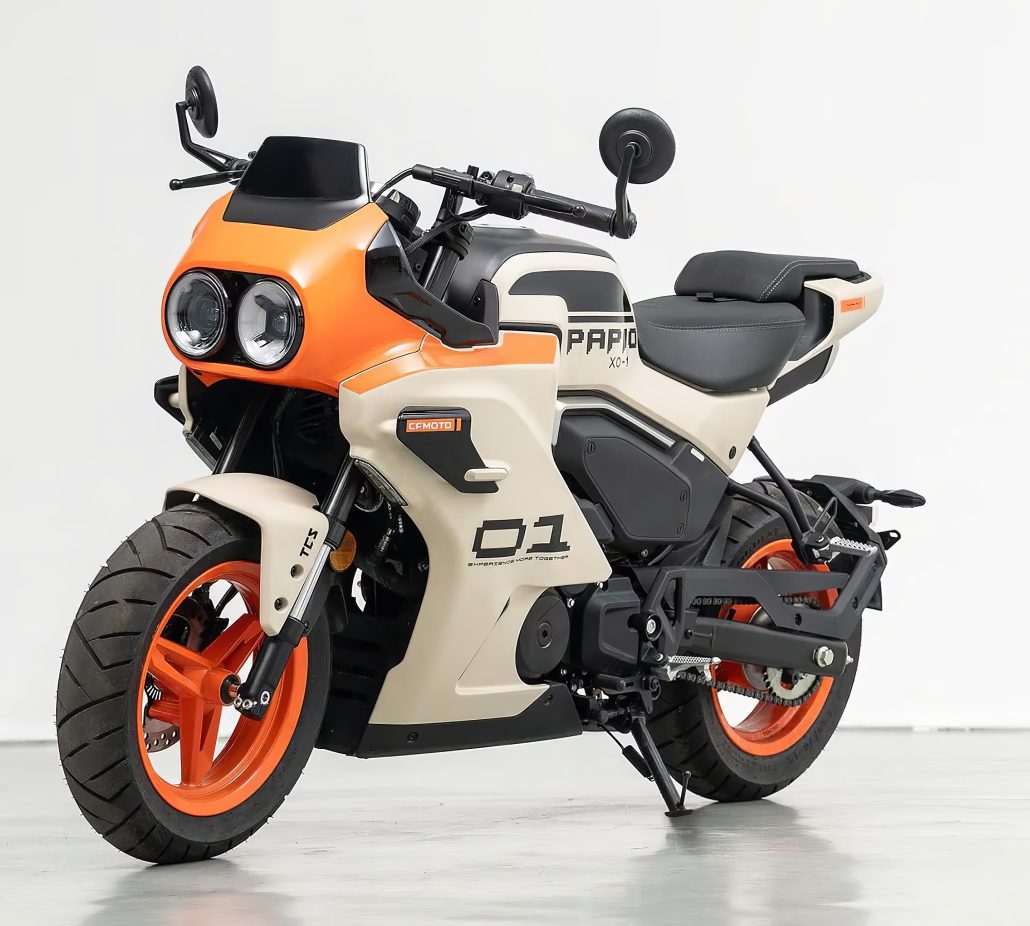 CFMoto Papio X0-1: Fully faired mini super sports bike in the style of ...
