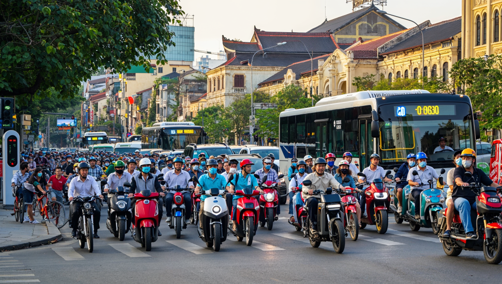 Hanoi to ban gasoline motorcycles from the city center starting in 2026 ...